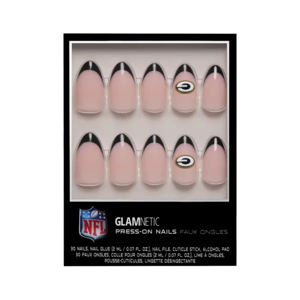 GLAMNETIC X FANATICS NAIL Green Bay Packers Press-on Nails - One-color