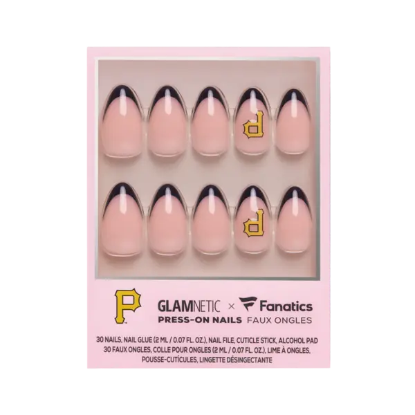 GLAMNETIC X FANATICS NAIL Pittsburgh Pirates Press-on Nails - One-color