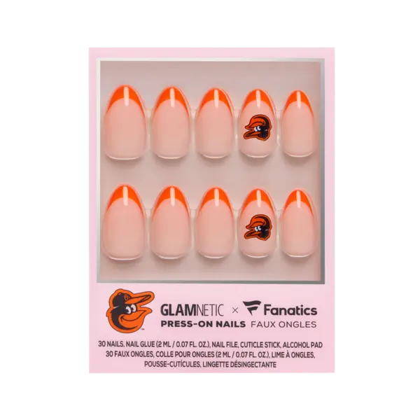 GLAMNETIC X FANATICS NAIL Baltimore Orioles Press-on Nails - One-color