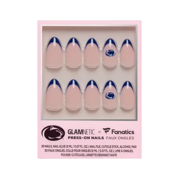 GLAMNETIC X FANATICS NAIL Penn State Nittany Lions Press-on Nails - One-color