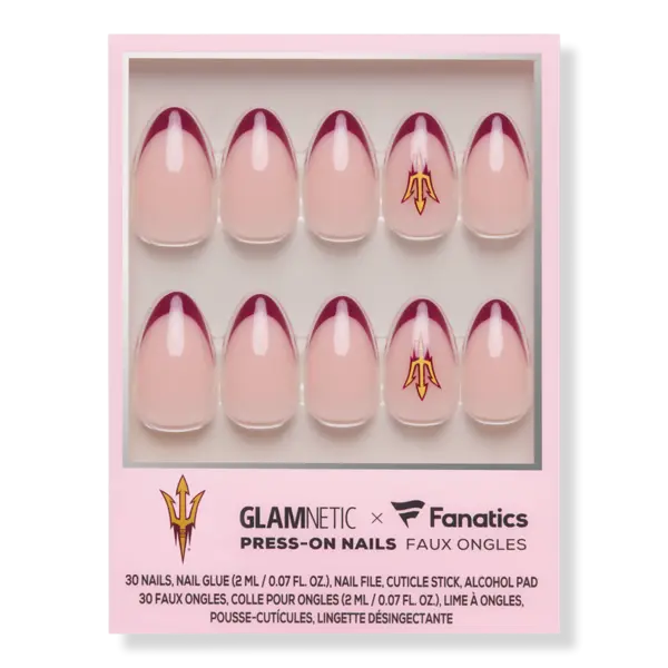 GLAMNETIC X FANATICS NAIL Arizona State Sun Devils Press-on Nails - One-color