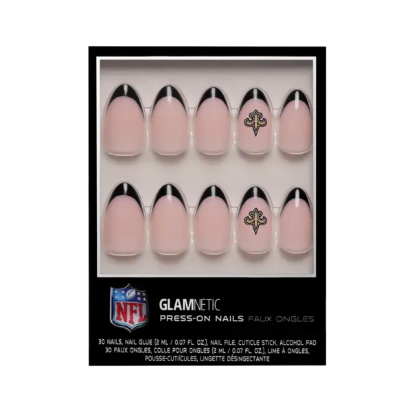 GLAMNETIC X FANATICS NAIL New Orleans Saints Press-on Nails - One-color
