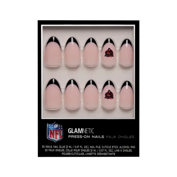 GLAMNETIC X FANATICS NAIL Chicago Bears Press-on Nails - One-color