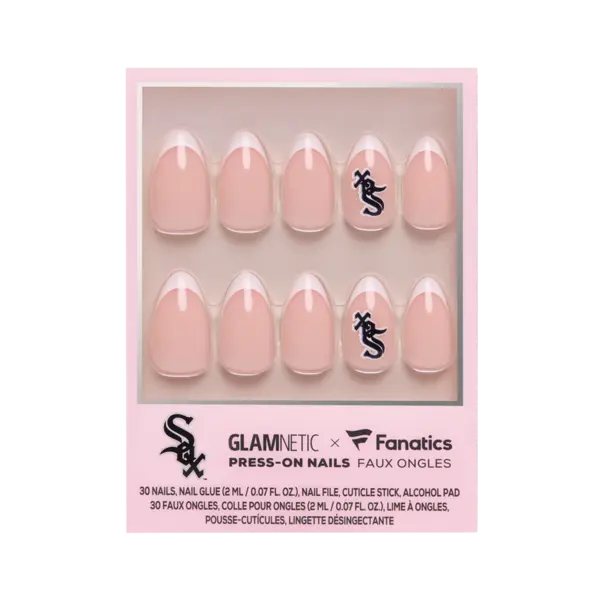 GLAMNETIC X FANATICS NAIL Chicago White Sox Press-on Nails - One-color
