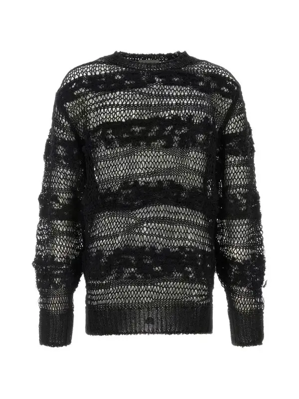 Yohji Yamamoto Crochet Knit Sweater