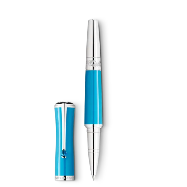 Montblanc Maria Callas Special Edition Rollerball Pen - Turquoise