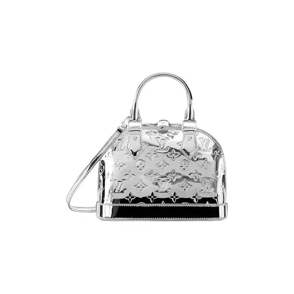 LOUIS VUITTON Alma Bb Monogram Embossed Leather