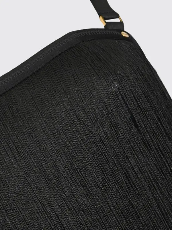 Elisabetta Franchi Fringed Tulle Crop Top
