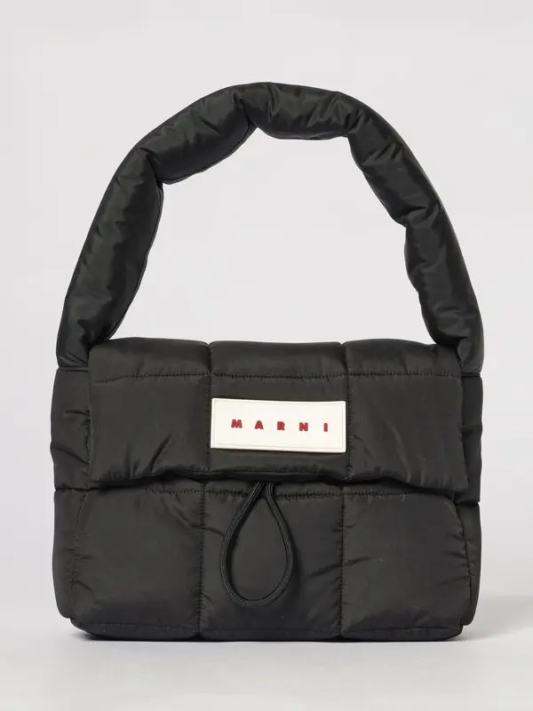 Marni Padded Shoulder Bag - Black