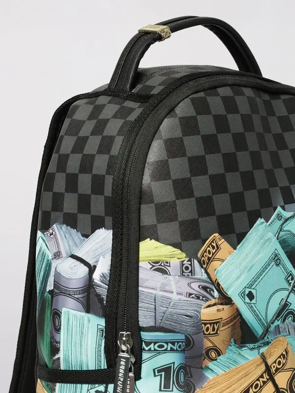 SPRAYGROUND Saffiano Coated Cotton Graphic Print Backpack