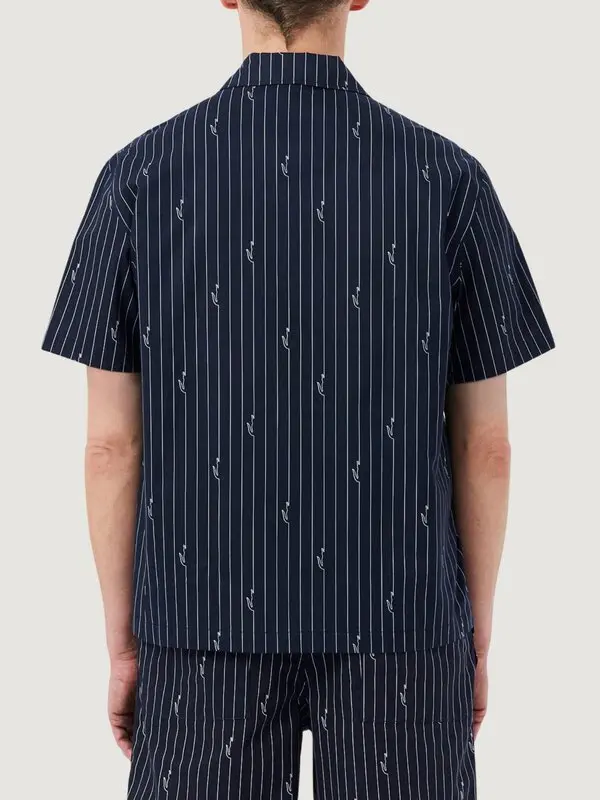 Lacoste Striped Cotton Casual Shirt