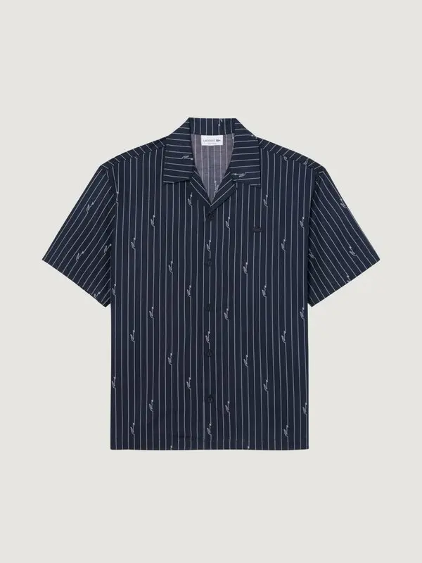 Lacoste Striped Cotton Casual Shirt