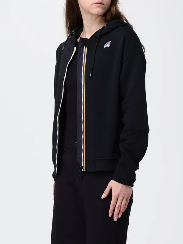 K-WAY Full Zip Hoodie - Black