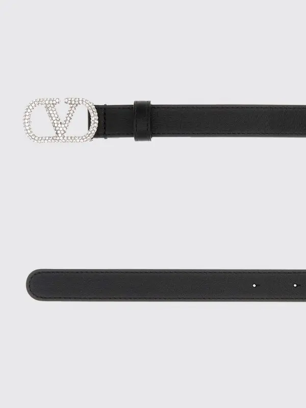 Valentino Garavani Vlogo Signature Leather Belt