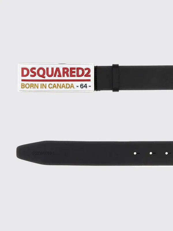Dsquared2 Leather Belt - Black