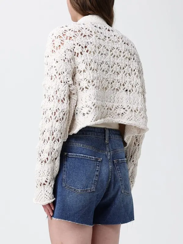 Alanui Crocheted Cotton Blend Cardigan