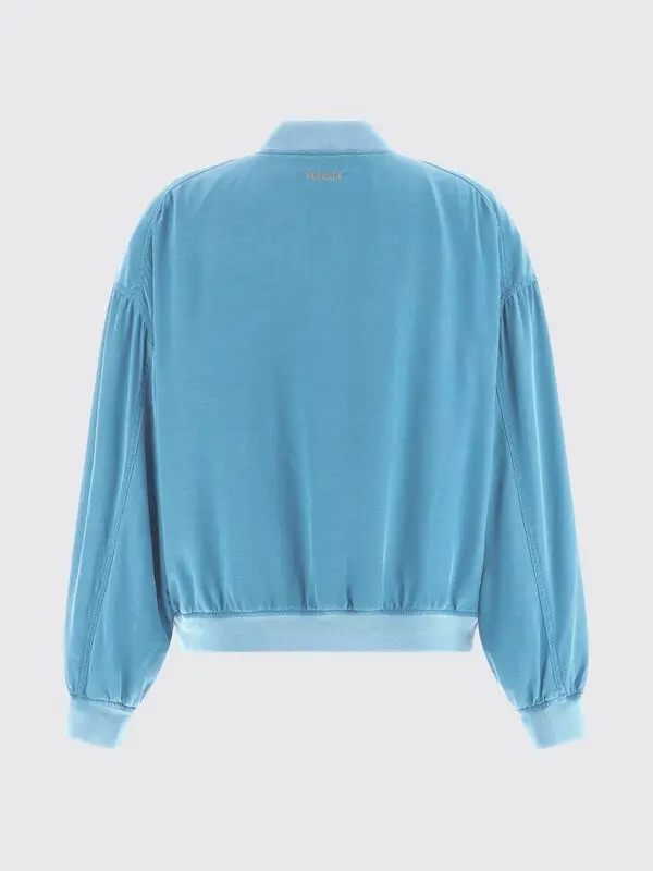 Versace Poplin Bomber Jacket - Blue