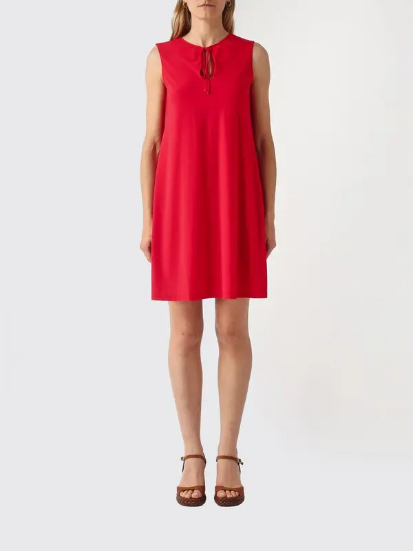 Malìparmi Sleeveless Aline Mini Dress - Red