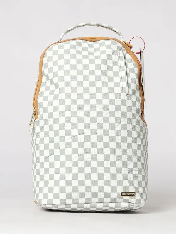 SPRAYGROUND Saffiano Coated Cotton Checkered Backpack - Multicolor