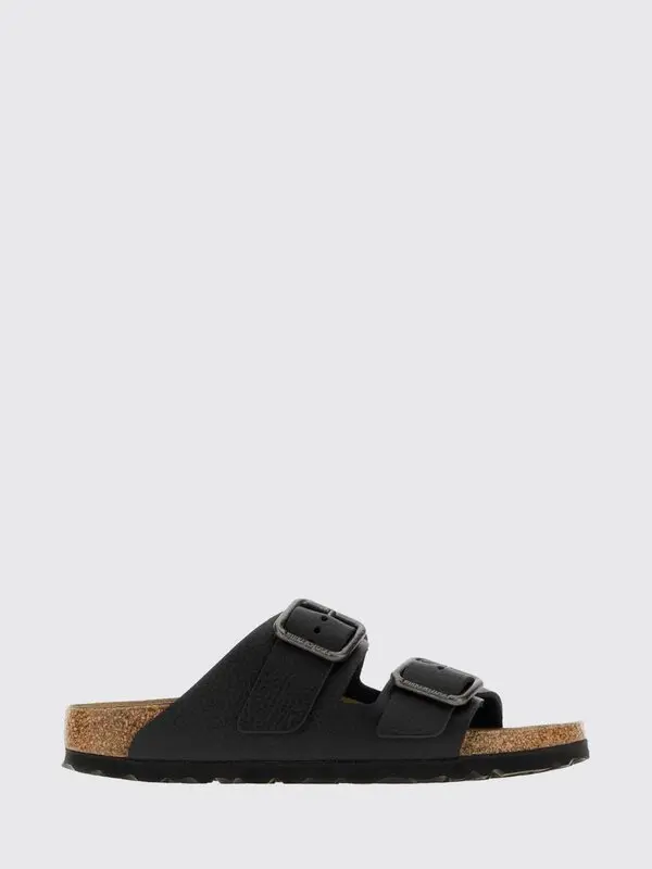 BIRKENSTOCK Arizona Wire Buckle Aniline Leather Sandals - Black