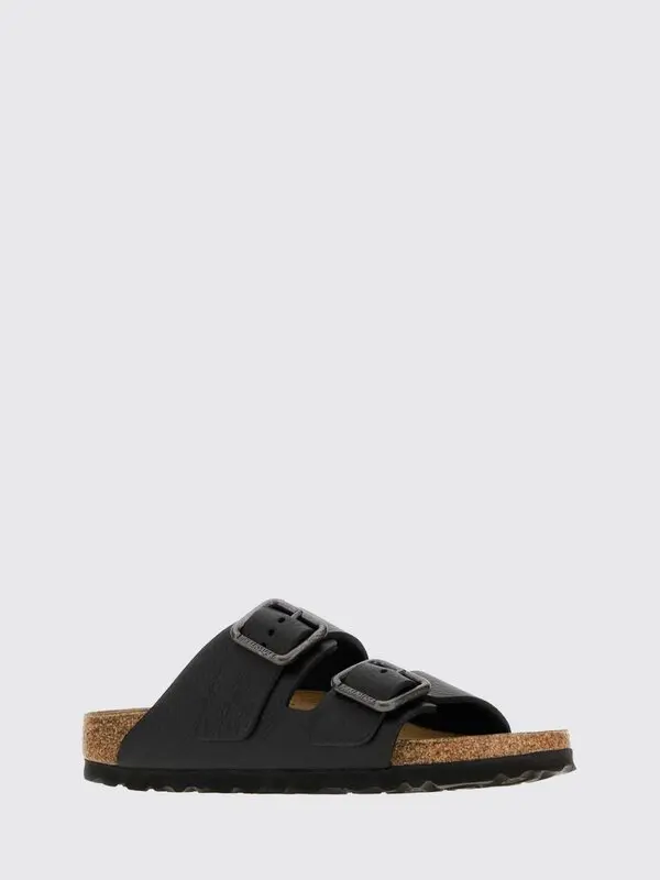 BIRKENSTOCK Arizona Wire Buckle Aniline Leather Sandals - Black