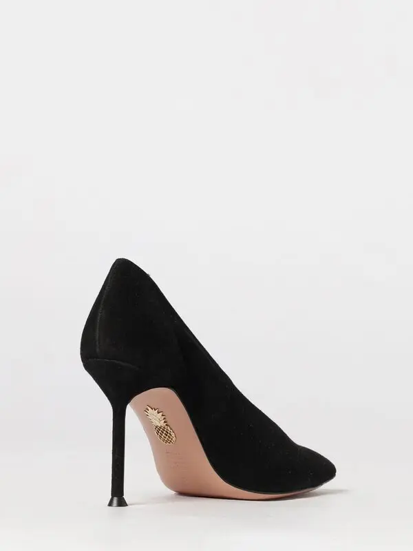 AQUAZZURA Suede Pointed Toe Pumps