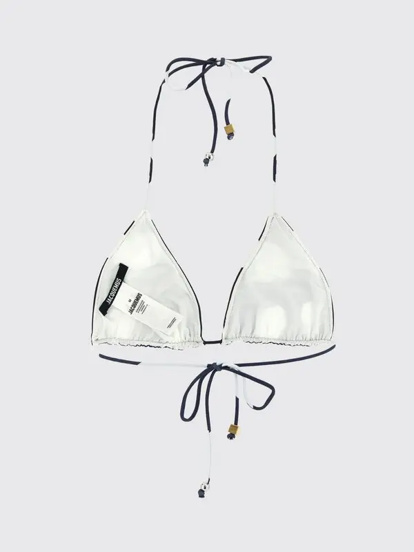 Jacquemus Triangle Bikini Top In Technical Fabric