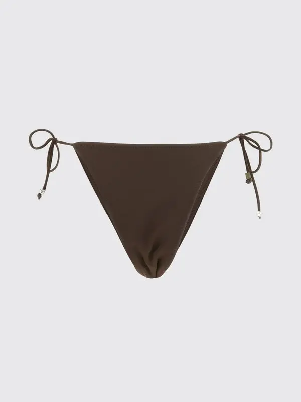Jacquemus Mid-rise Bikini Bottoms With Adjustable Side Ties - Brown