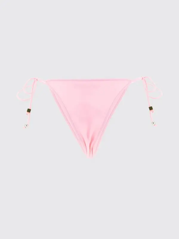 Jacquemus Mid-rise Bikini Bottoms With Adjustable Side Ties - Pink