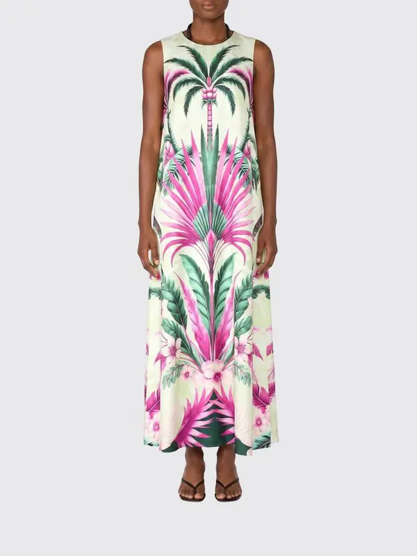 F.R.S FOR RESTLESS SLEEPERS Sleeveless Maxi Dress - Multicolor
