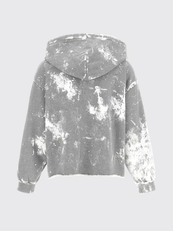 MAISON MARGIELA Tie-dye Hoodie With Numeric Logo