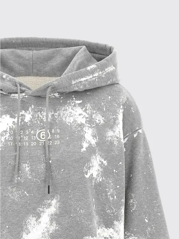 MAISON MARGIELA Tie-dye Hoodie With Numeric Logo