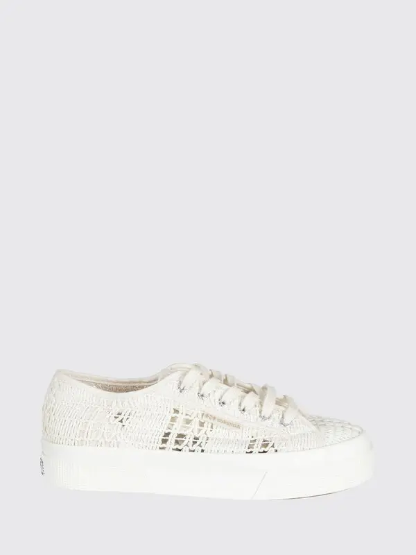 Superga Lace-up Sneakers - Cream
