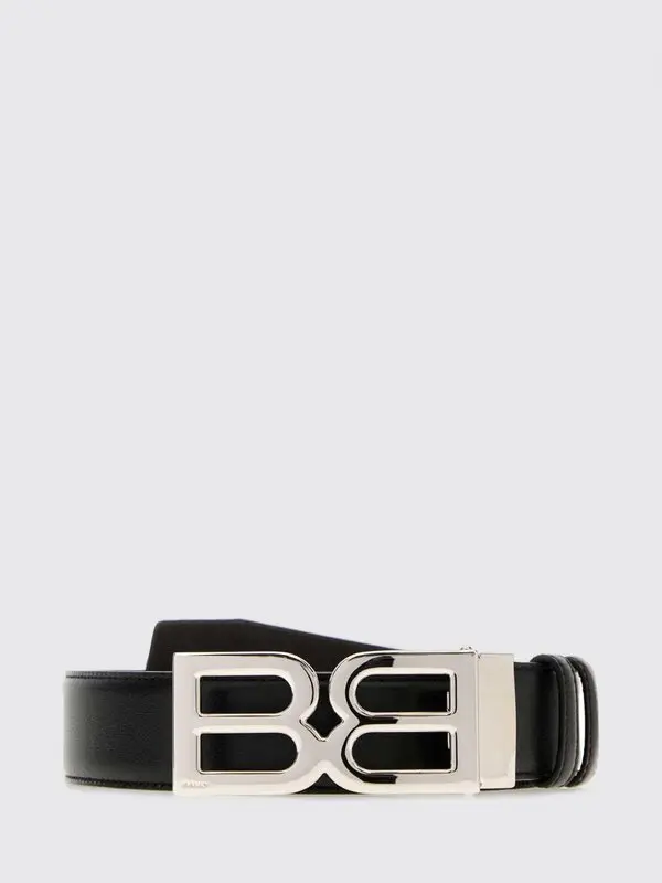 Bally Logo Buckle Belt - Black