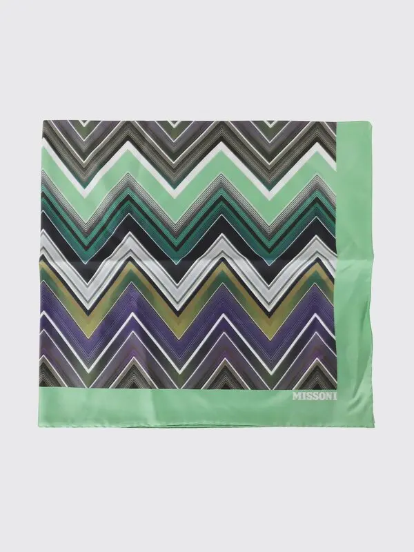 Missoni Foulard In Silk With Zig-zag Motif