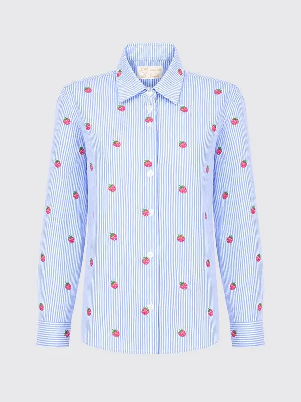 MC2 SAINT BARTH Embroidered Cotton Shirt