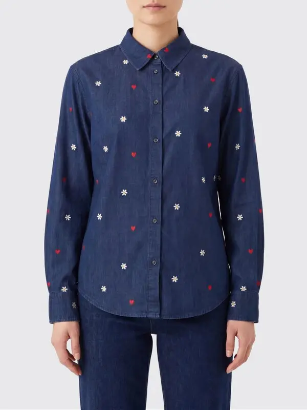 MC2 SAINT BARTH Embroidered Cotton Shirt - Multicolor