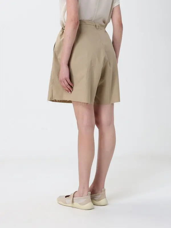 MAISON MARGIELA Cotton Blend Wide Leg Shorts
