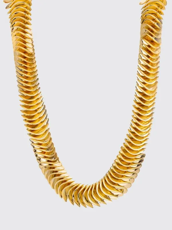 Federica Tosi Kate Choker Necklace In Chrome-plated Bronze And - Gold