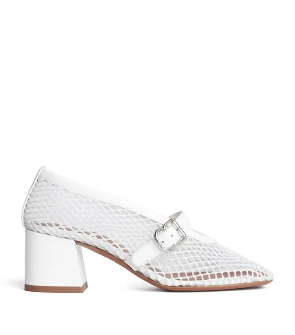 Alaïa Mesh Babies Pumps 55 - White