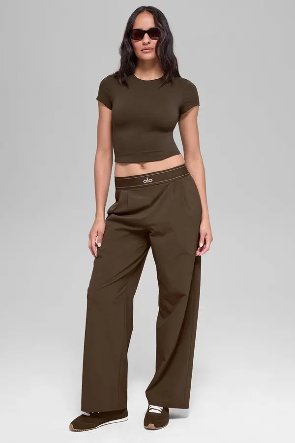 Alo Yoga Suit Up Trouser - Espresso
