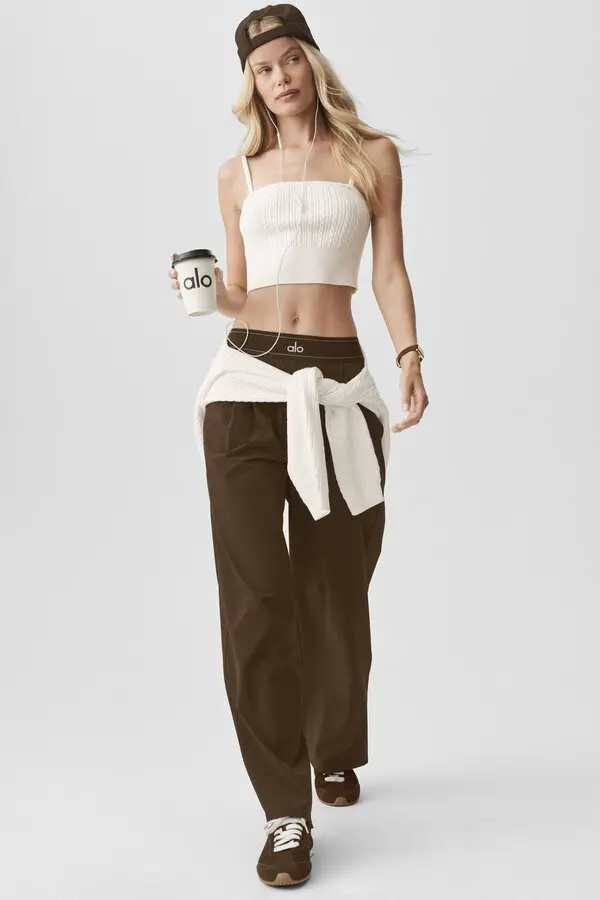 Alo Yoga Suit Up Trouser - Espresso