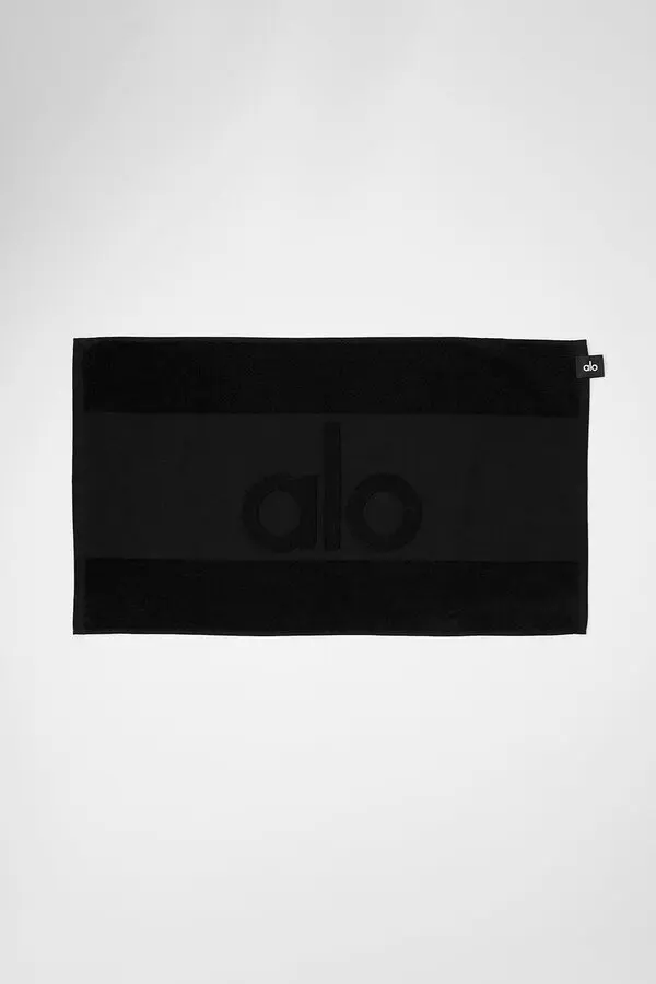 Alo Yoga Keep It Cool Gym Towel - Black