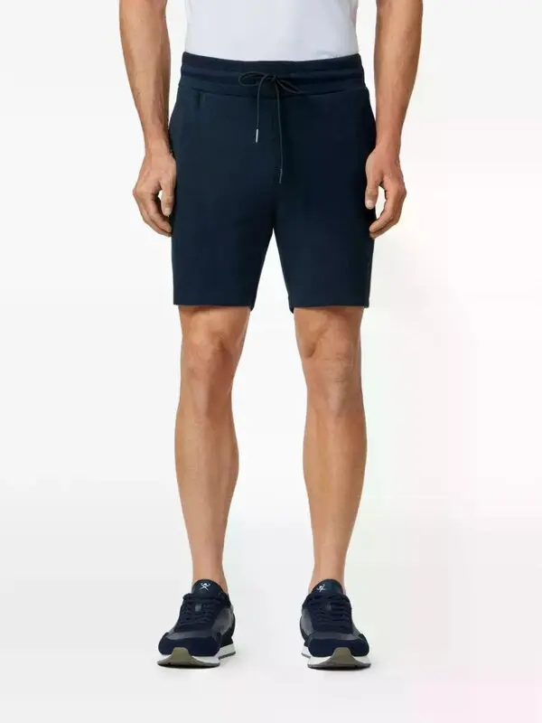 HACKETT Logo-print Drawstring Shorts - Blue
