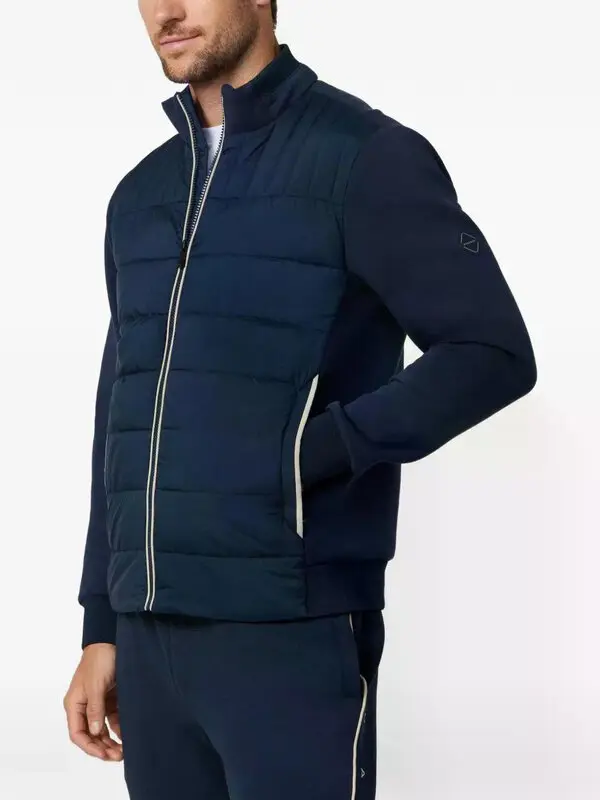 HACKETT Estate Hybrid Quilted Zip-up Jacket