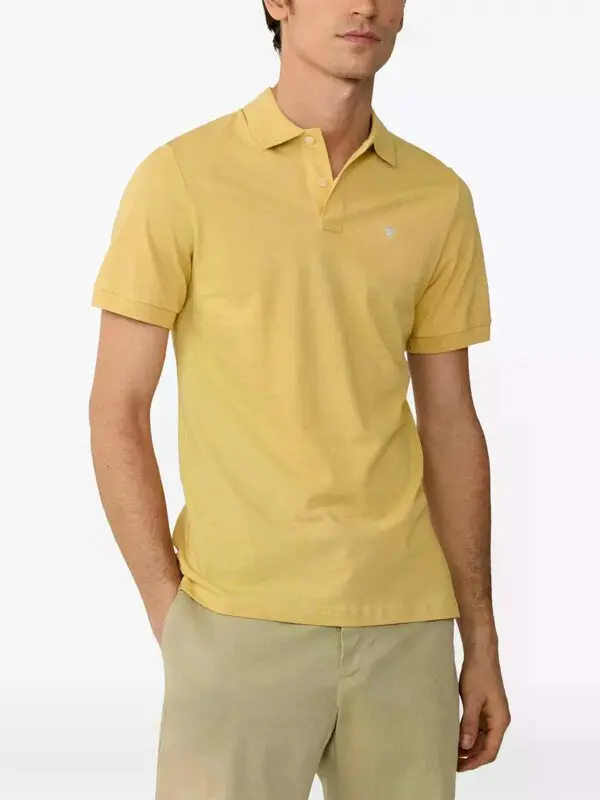 HACKETT Logo-embroidered Piqué Polo Shirt