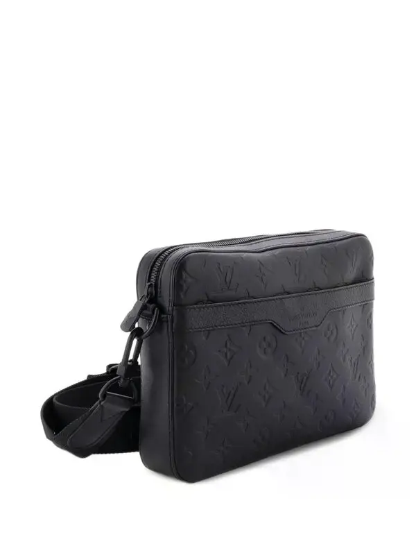 LOUIS VUITTON Trio Messenger Bag Monogram Shadow Leather