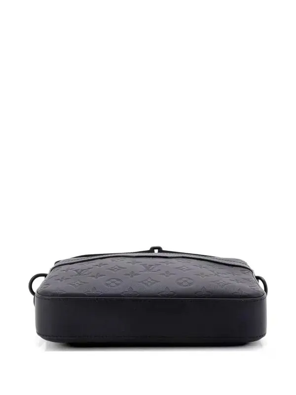 LOUIS VUITTON Trio Messenger Bag Monogram Shadow Leather