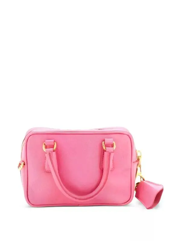 Prada Saffiano Leather Bauletto Mini Crossbody Bag