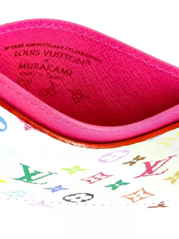 LOUIS VUITTON X Takashi Murakami Monogram Multicolor With Leather Card Holder